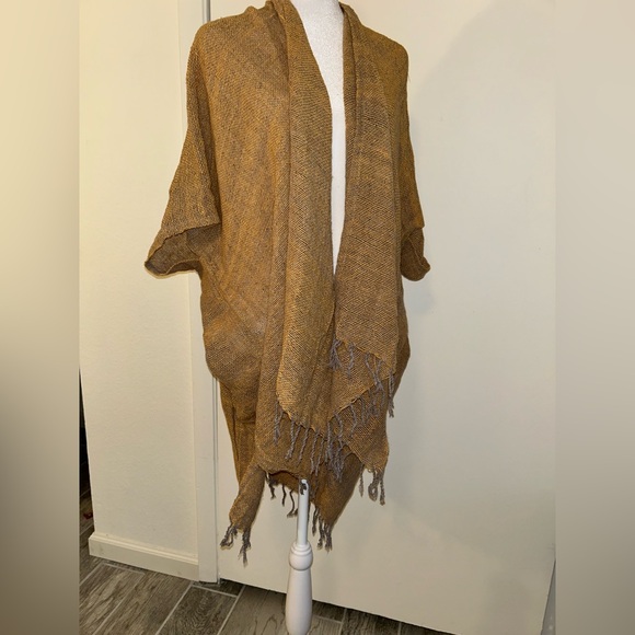 Jaded Gypsy | Jackets & Coats | Jaded Gypsy Elegant Mustard Cape With ...